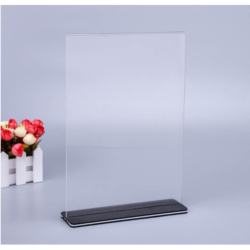 Menu A5 Mica Desk Shelf. Mika Standee A5 Size. Corresponding 15 x 21cm ...