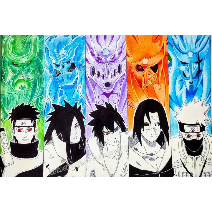 Naruto Patch Heat Transfer Sticker For T Shirt Clothing Backpack ...
