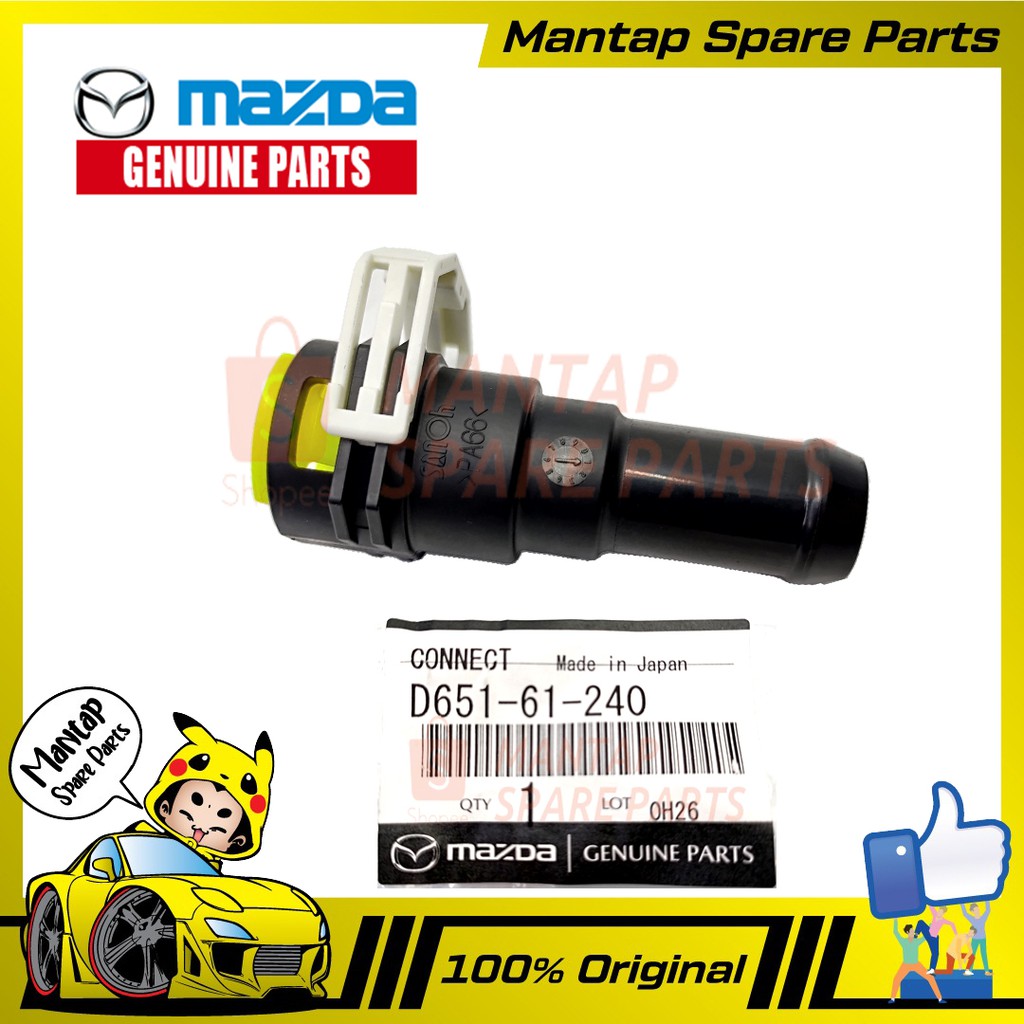 MAZDA GENUINE PARTS HEATER HOSE JOINT MAZDA 3 2003-2011 1.6 MAZDA 2 ...