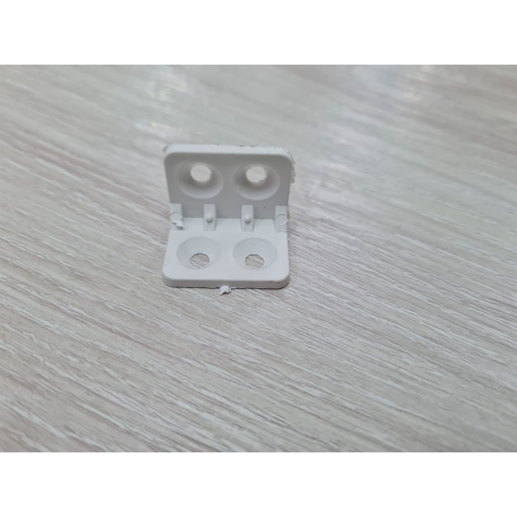 PVC L Bracket Plastic L Shape Shelf Corner Brace Angle Bracket 1 " x 1 ...