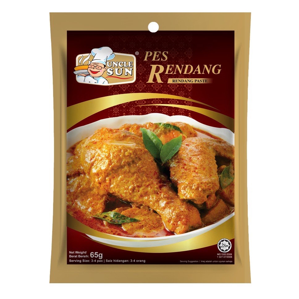 Uncle Sun Rendang Paste - 65g/150g 仁当酱 | Shopee Malaysia