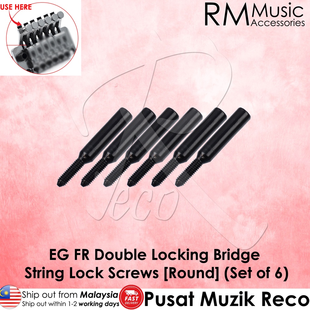 RM Electric Guitar Floyd Rose Double Locking Bridge String Lock Screws ...