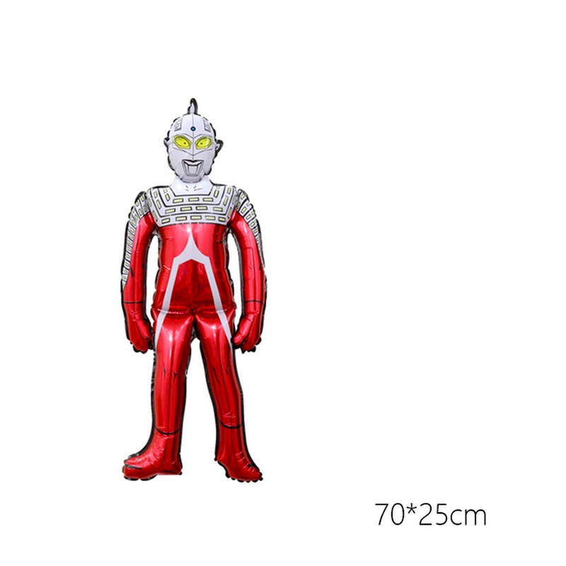 3D Cartoon Ultraman Kids Toy Foil Balloon Seven Ultraman Theme Birthday ...