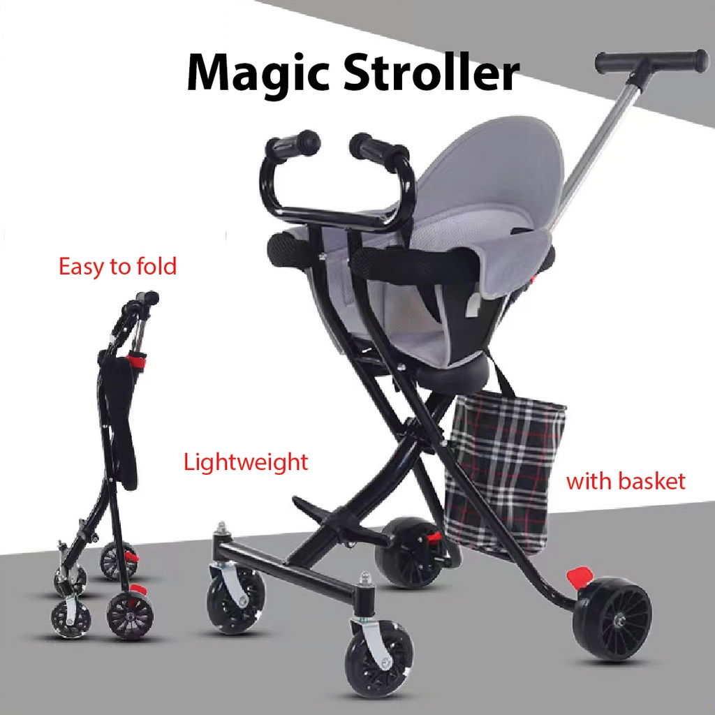 Magic Kids Stroller Magic Foldable Travel Stroller Budak Stroller Kids ...