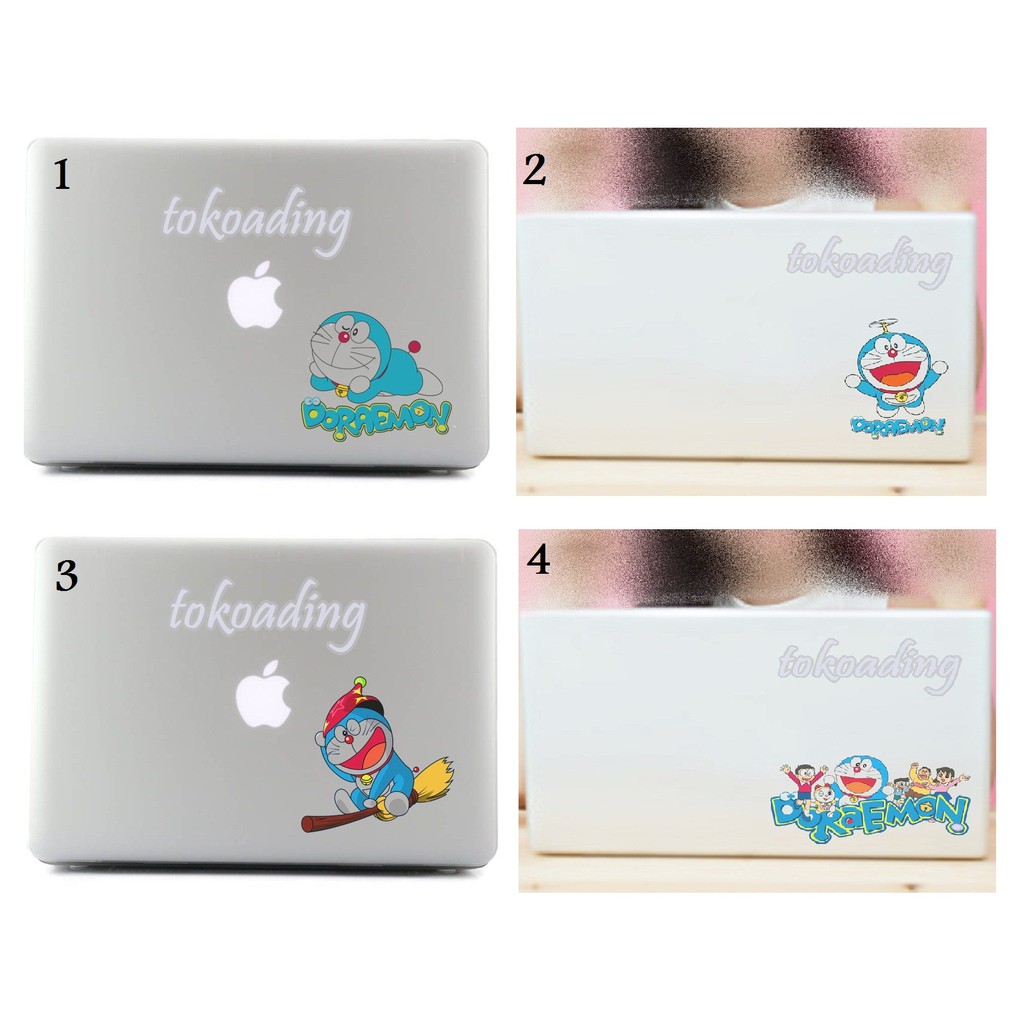 Doraemon Character Cupboard Car Window Laptop Wall Sticker | Shopee ...