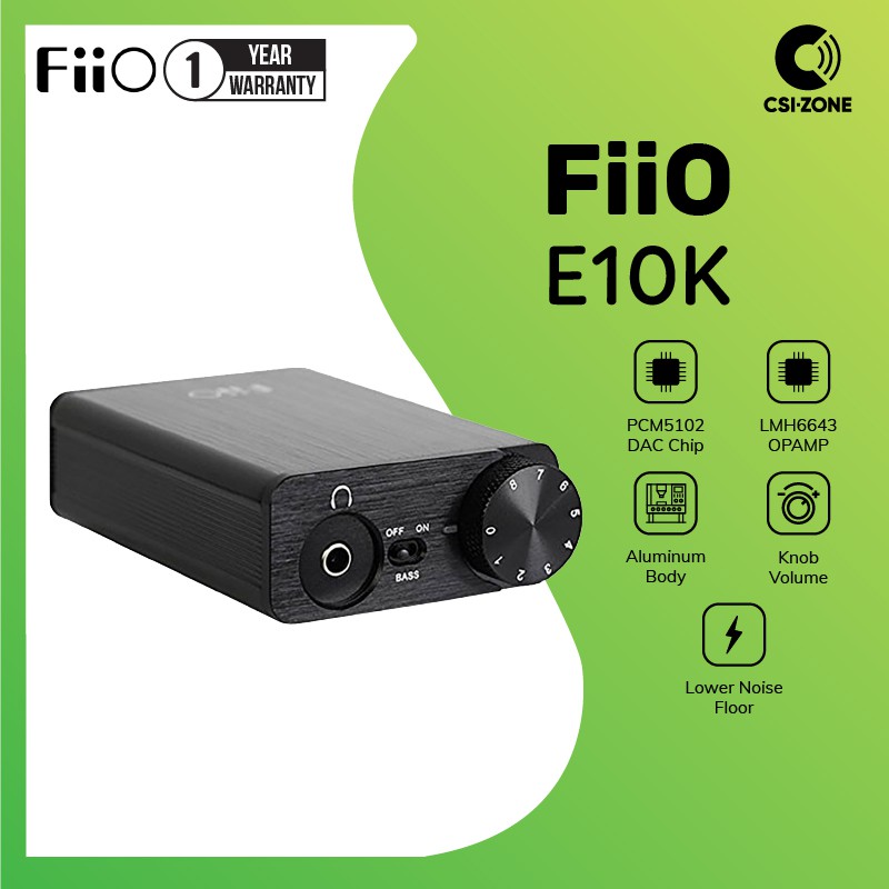 FiiO E10K Olympus 2 Desktop USB DAC Headphone Amplifier | Shopee Malaysia