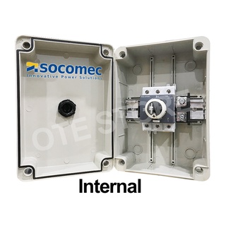 Socomec Sirco M2 Type 63A / 100A 3 Pole Isolator with PVC Enclosure Box ...