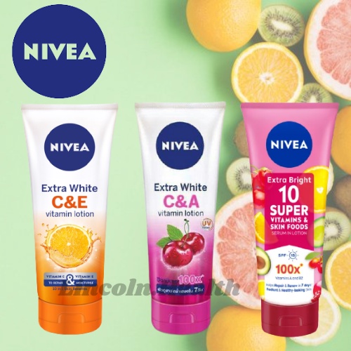 NIVEA Extra White C&E /Extra White C&A Vitamin Lotion 70ml/180ml/320ml ...
