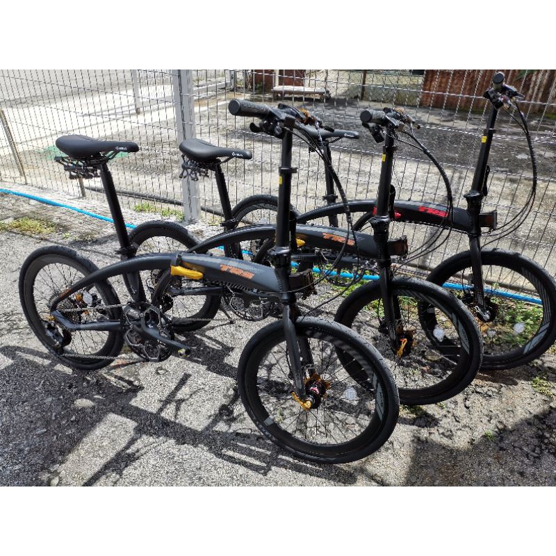 20" TRS Rocher 451 Folding Bike (Shimano Deore 1x10Speed) | Shopee Malaysia