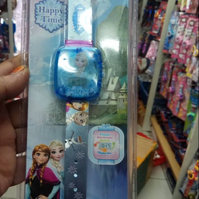 Watch light flash - Frozen | Shopee Malaysia