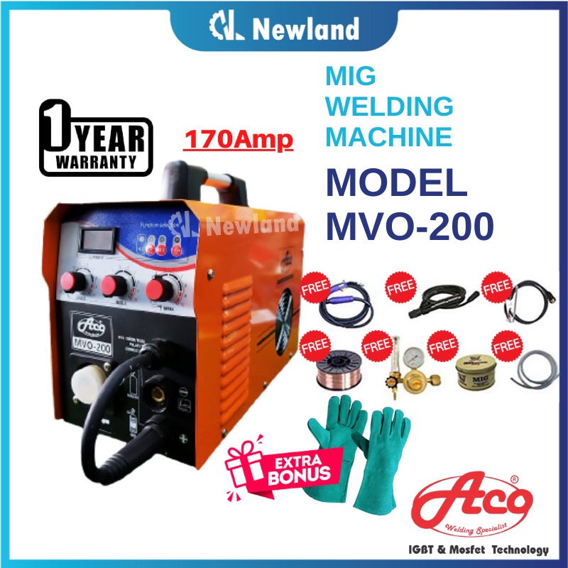 Aco MVO-200 MIG Welding Machine / MIG Welding Set | Shopee Malaysia
