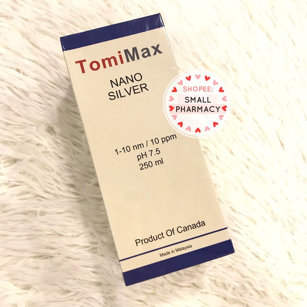 Tomimax Nano Silver 60ml / 250ml 300018 ( Product of Canada ) | Shopee ...