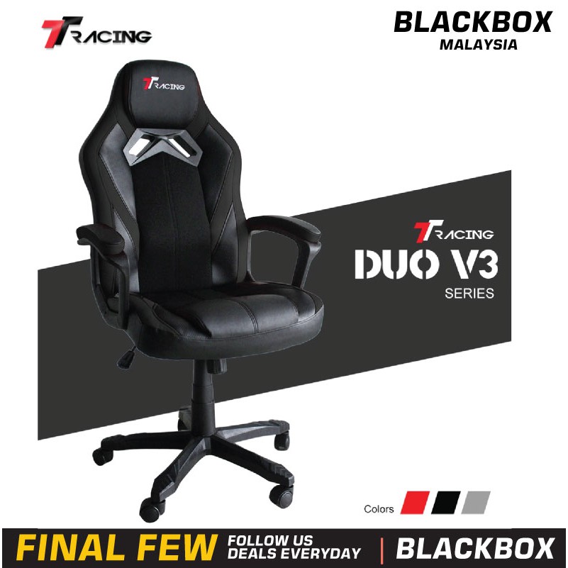 TTRacing Duo V3 Gaming Chair - 2 Years Official Warranty Red / Black ...