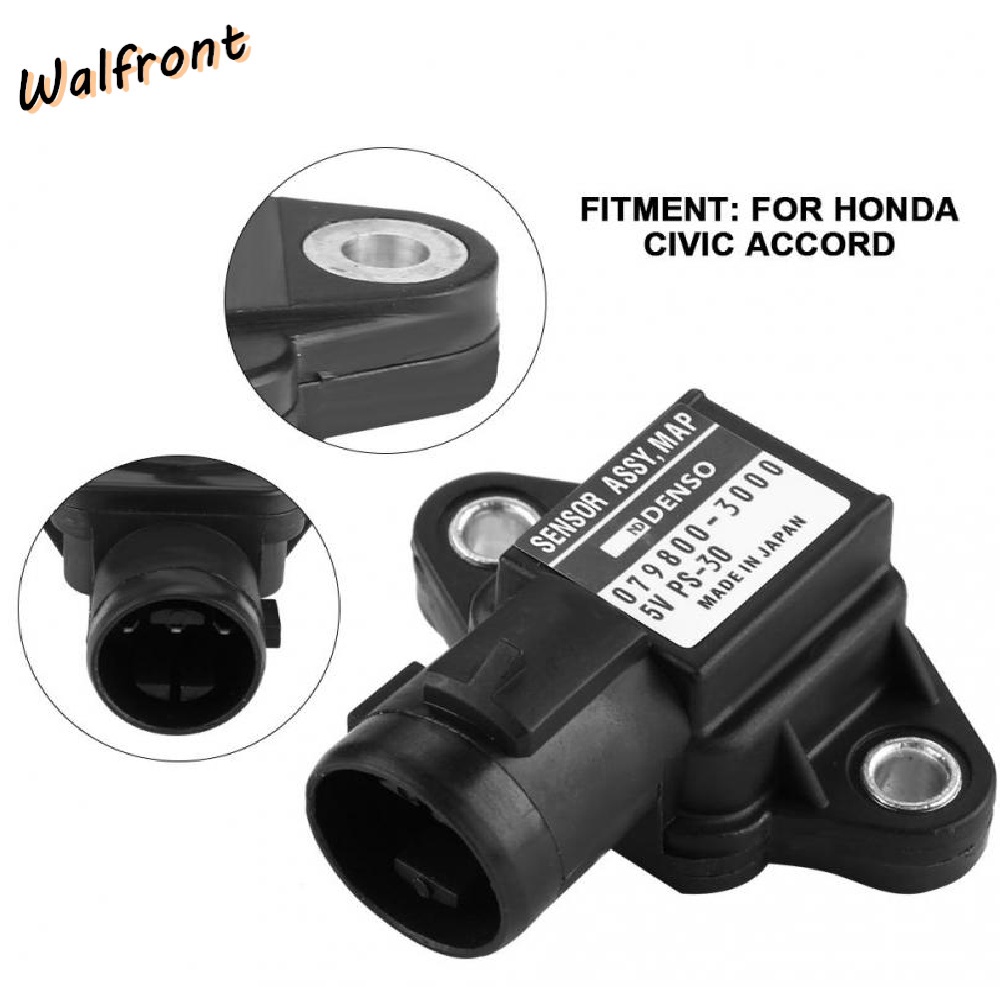 Walfront Air Intake Pressure Sensor MAP 079800-3000 for Honda Civic ...