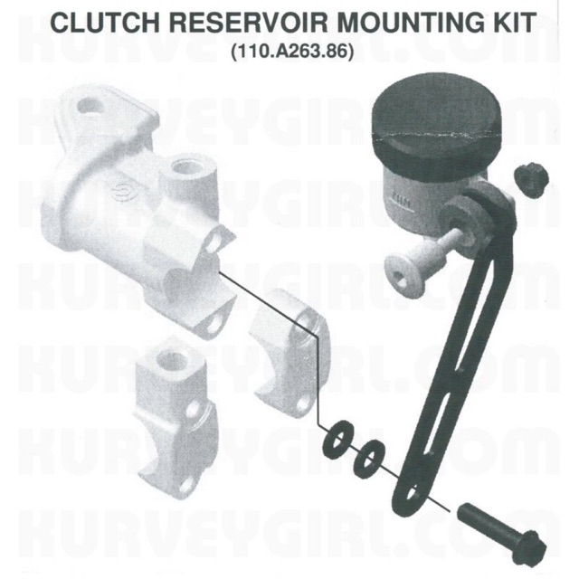 Assembly Kit Rcs Brembo Fluid Tank Oil Pump Clutch Radial 110A26386 ...
