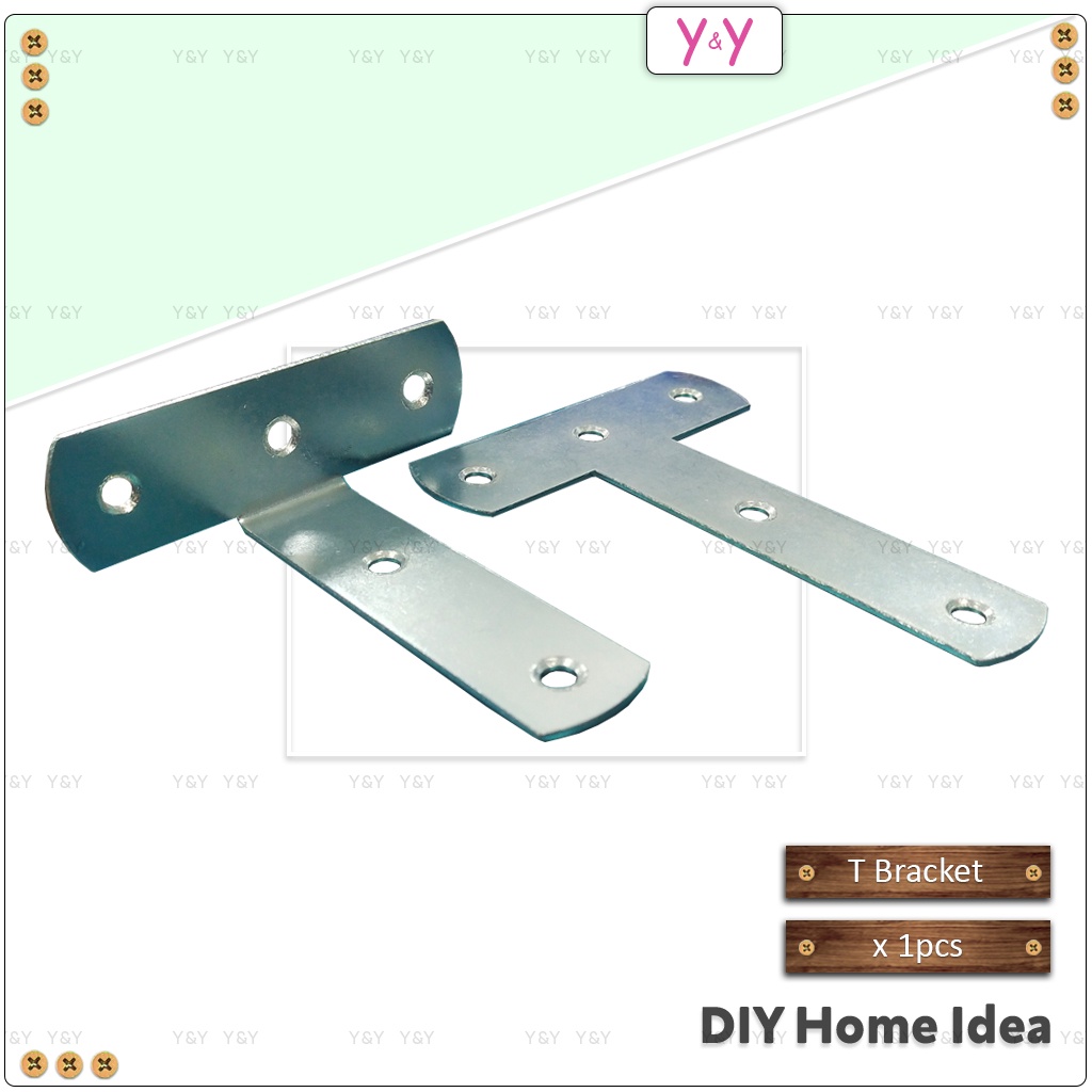 Y&Y Eco T Join Bracket / T Connector / T Metal Plate / T Steel Brace ...