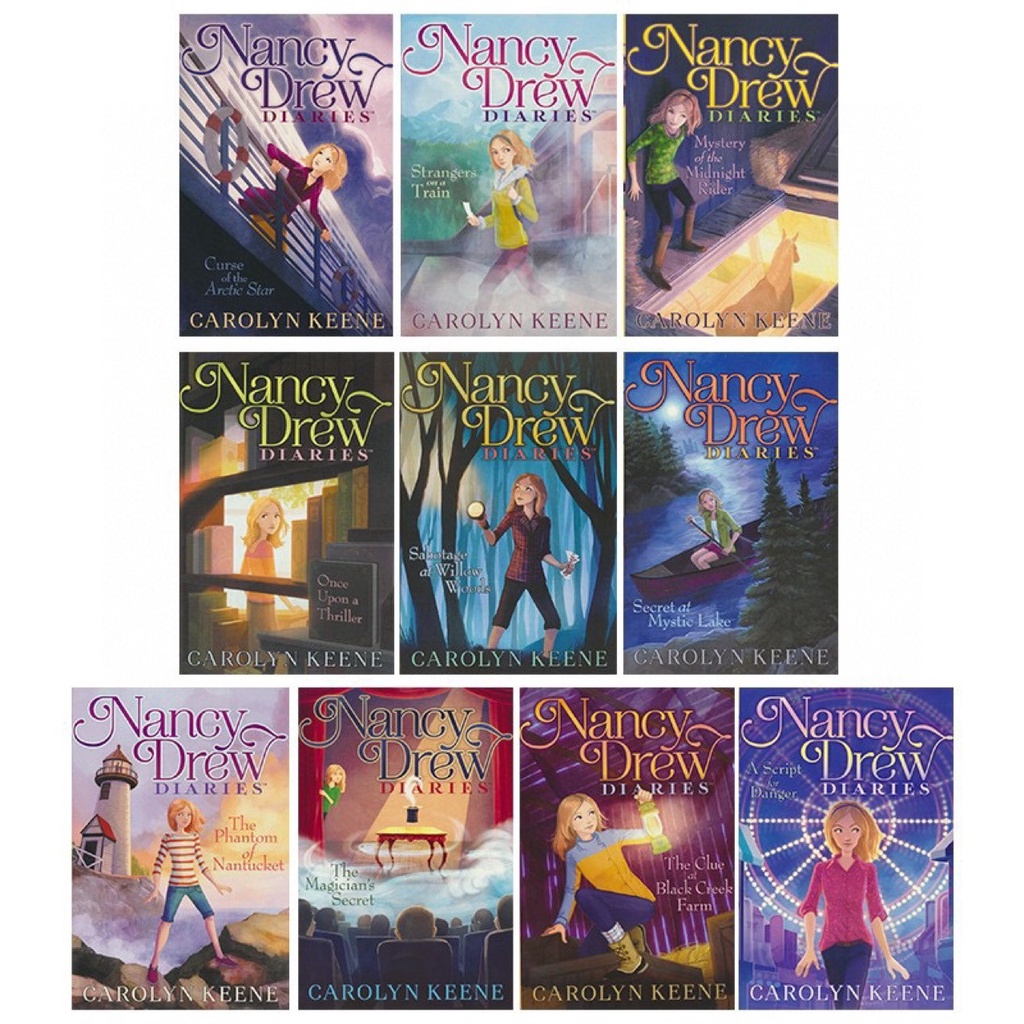 Nancy Drew Diaries Supersleuth Collection By Carolyn Keene (10 Books ...