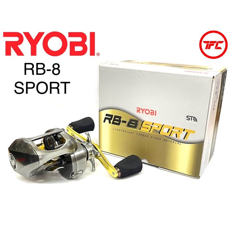RYOBI RB-8 Sport Baitcasting Reel Baitcast BC Left | Shopee Malaysia