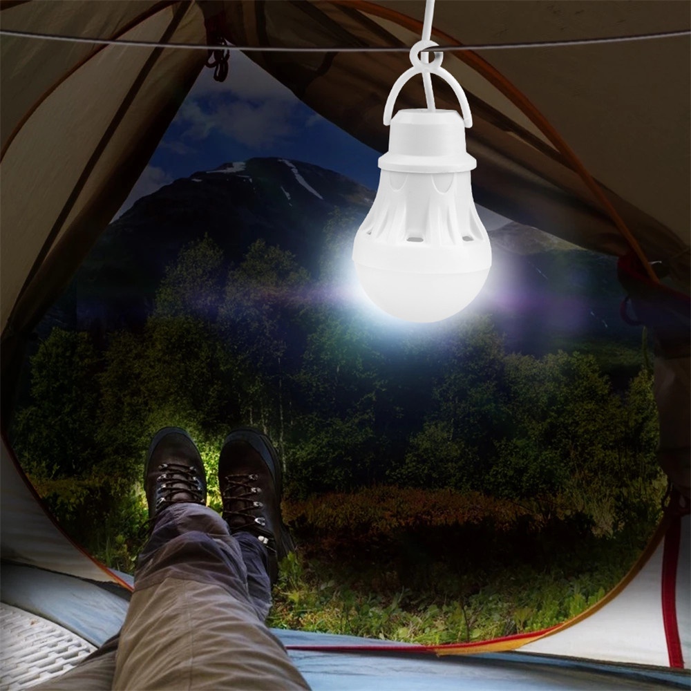 Portable Camping LED Lamp, Mini 5V USB Bulb, Reading Light Table Lamp ...