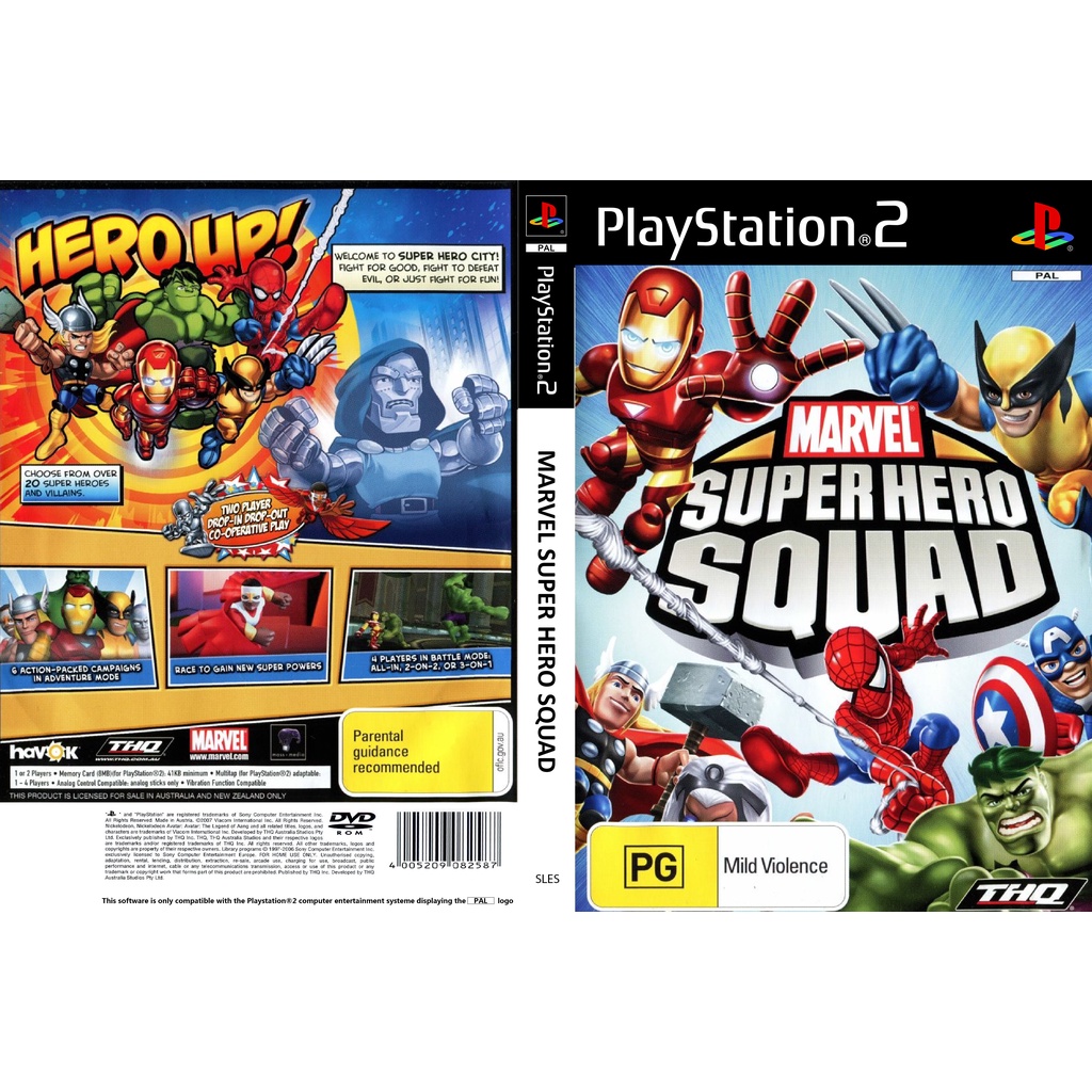 🔥PS2 CD DVD Games🔥 Marvel Super Hero Squad (Dvd Game) | Shopee Malaysia