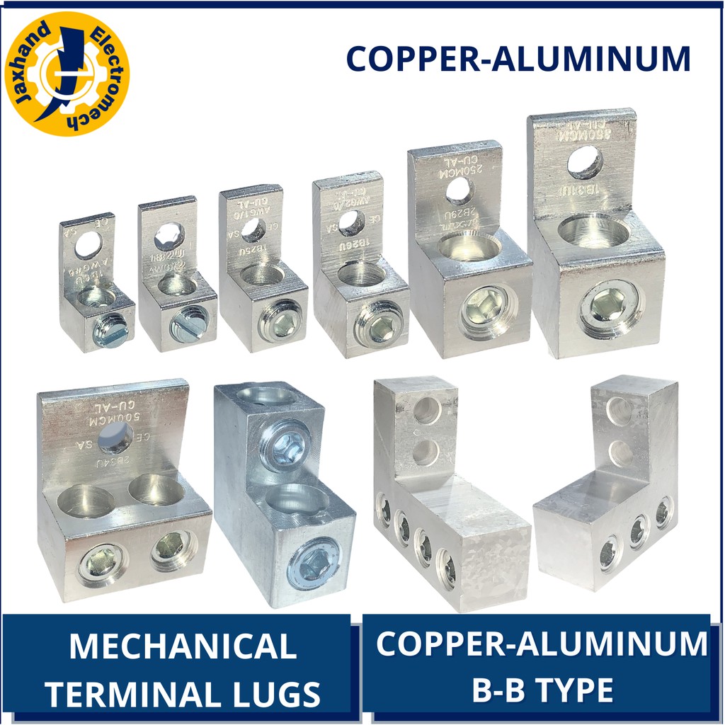 Mechanical Terminal Lugs B-B Type Copper Aluminum | Shopee Malaysia