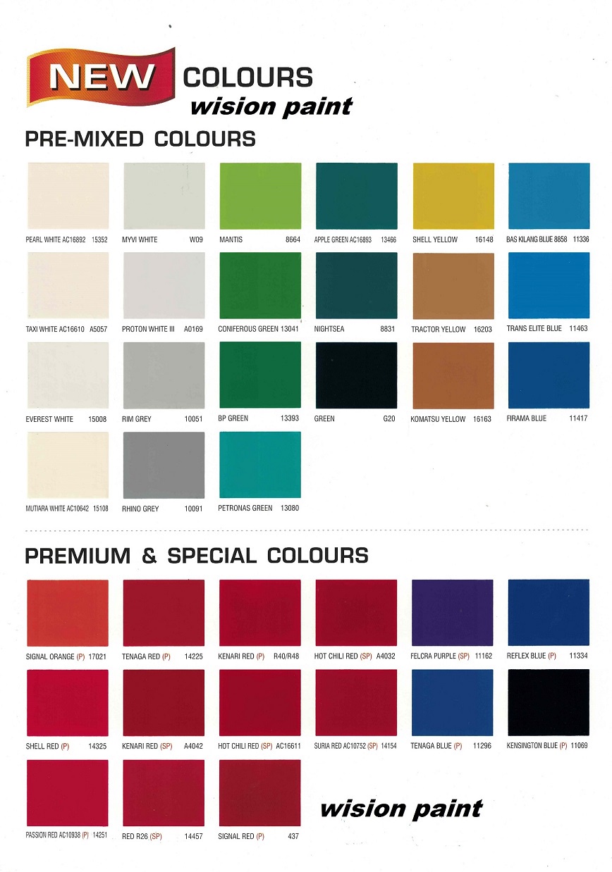 Nippon Paint Automotive Paint (Page B) / Cat Kereta 1L - 1Liter DH ...