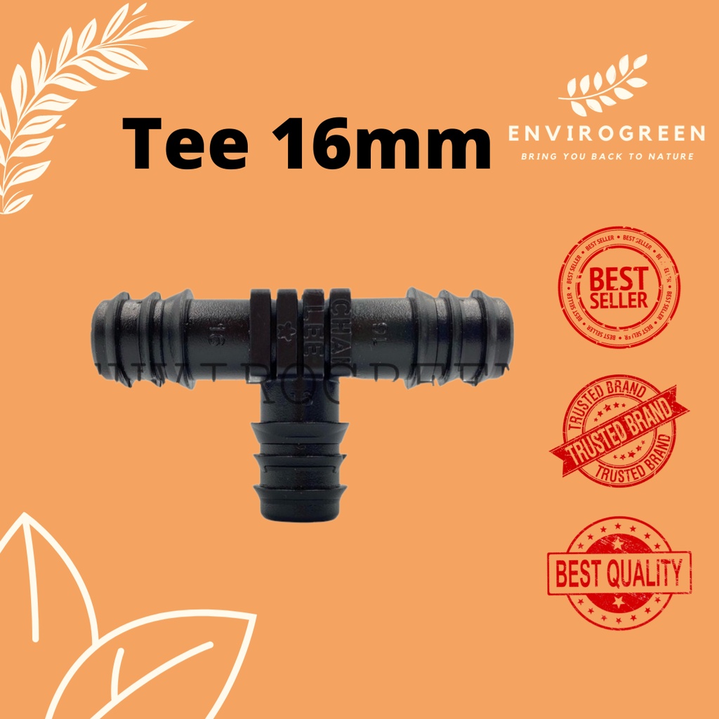 16MM TEE FITTING FERTIGASI / IRRIGATION | Shopee Malaysia