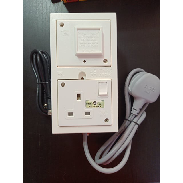 [ORIGINAL] CAL-LAB SFTV9622FC LIGHTNING ISOLATORS PENANGKAP KILAT plug ...