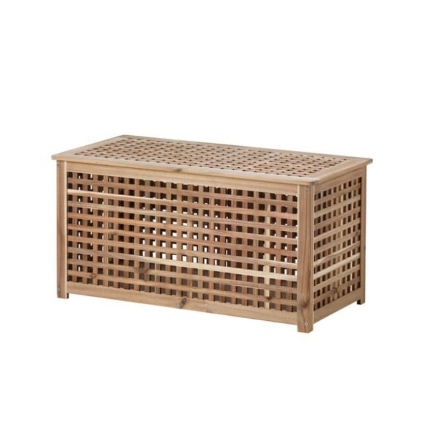 ORIGINAL IKEA HOL Storage Table, Acacia,98x50cm | Shopee Malaysia