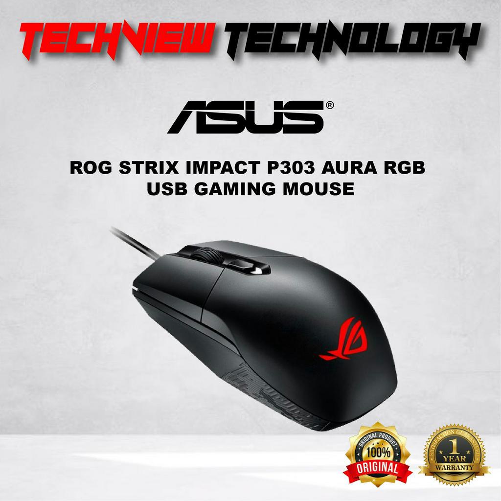 Asus ROG Strix Impact P303 Aura RGB USB Gaming Mouse | Shopee Malaysia