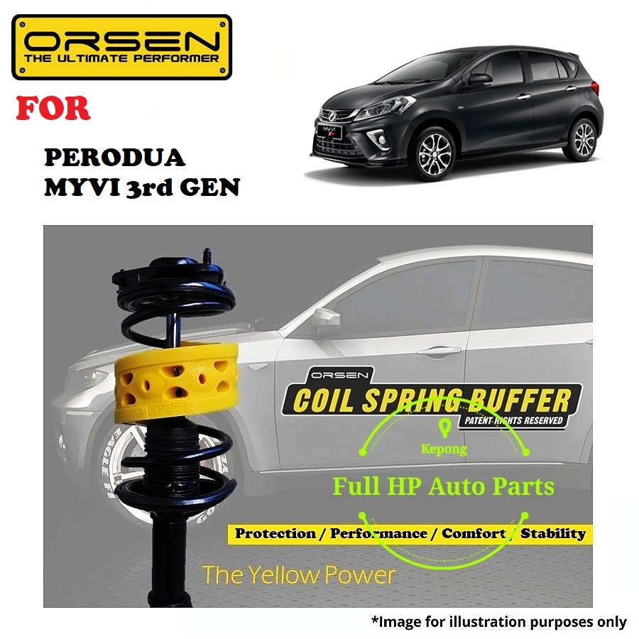 Perodua Myvi 3rd Gen ORSEN Coil Spring Buffer | Shopee Malaysia