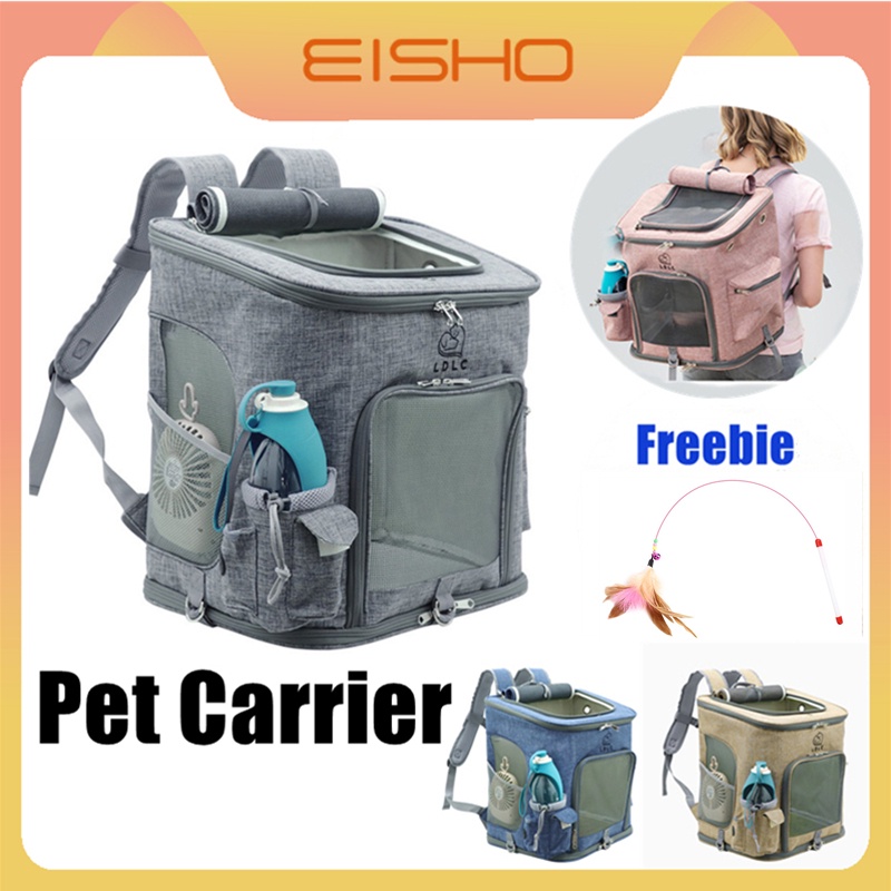 beg kucing Large Capacity Pet Carrier Bag for Cat Dog High-quality ...