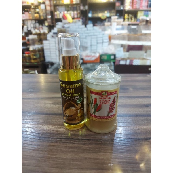 SET BATUK TAZA | MADU HALIA & MINYAK BIJAN | Shopee Malaysia