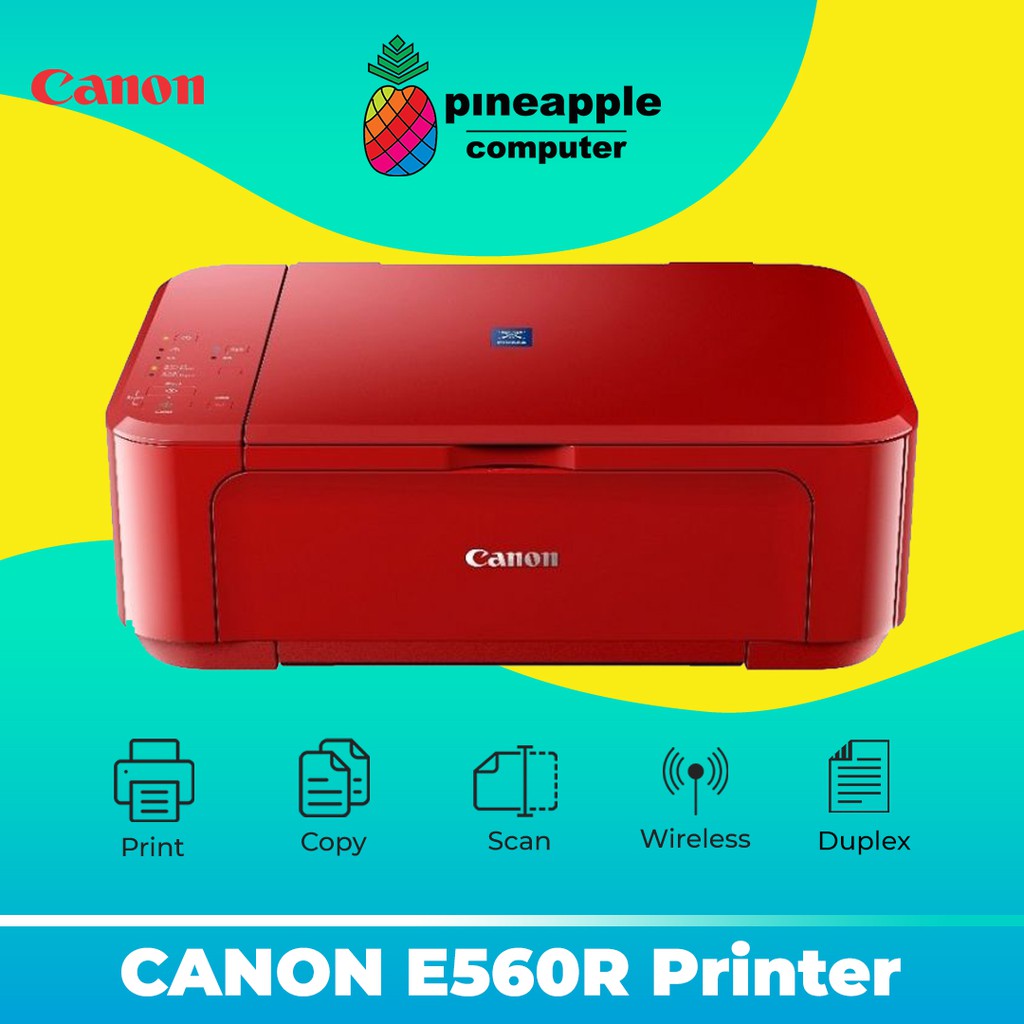 Canon E560 Ink Efficient All-In-One Inkjet Printer - Print/Scan/Copy ...