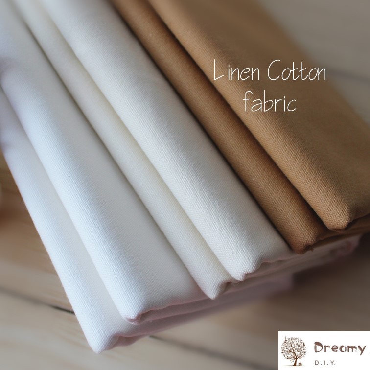 READY STOCK【Fabric】Thick Premium Linen cotton fabric cloth for ...