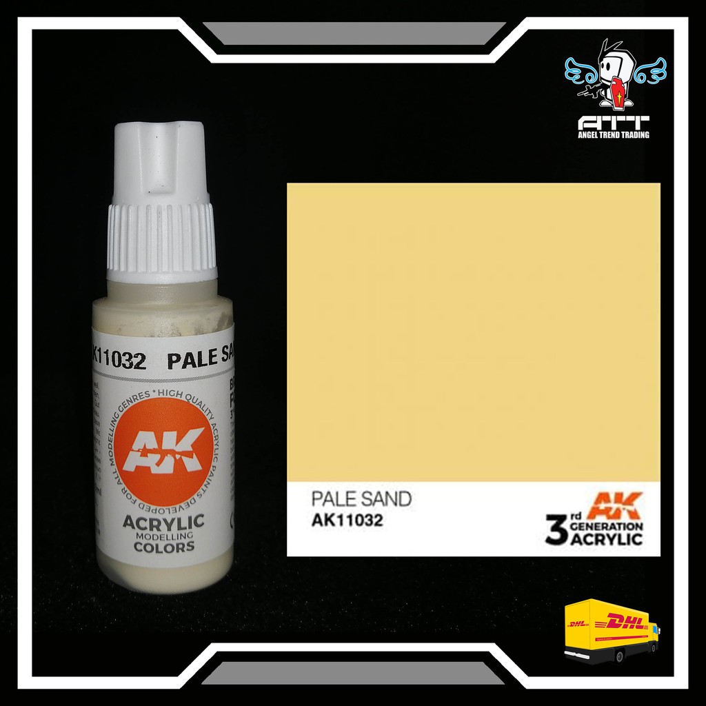 AK ACRYLIC AK11032 3RD GENERATION - PALE SAND Gunpla Gundam Paint Model ...