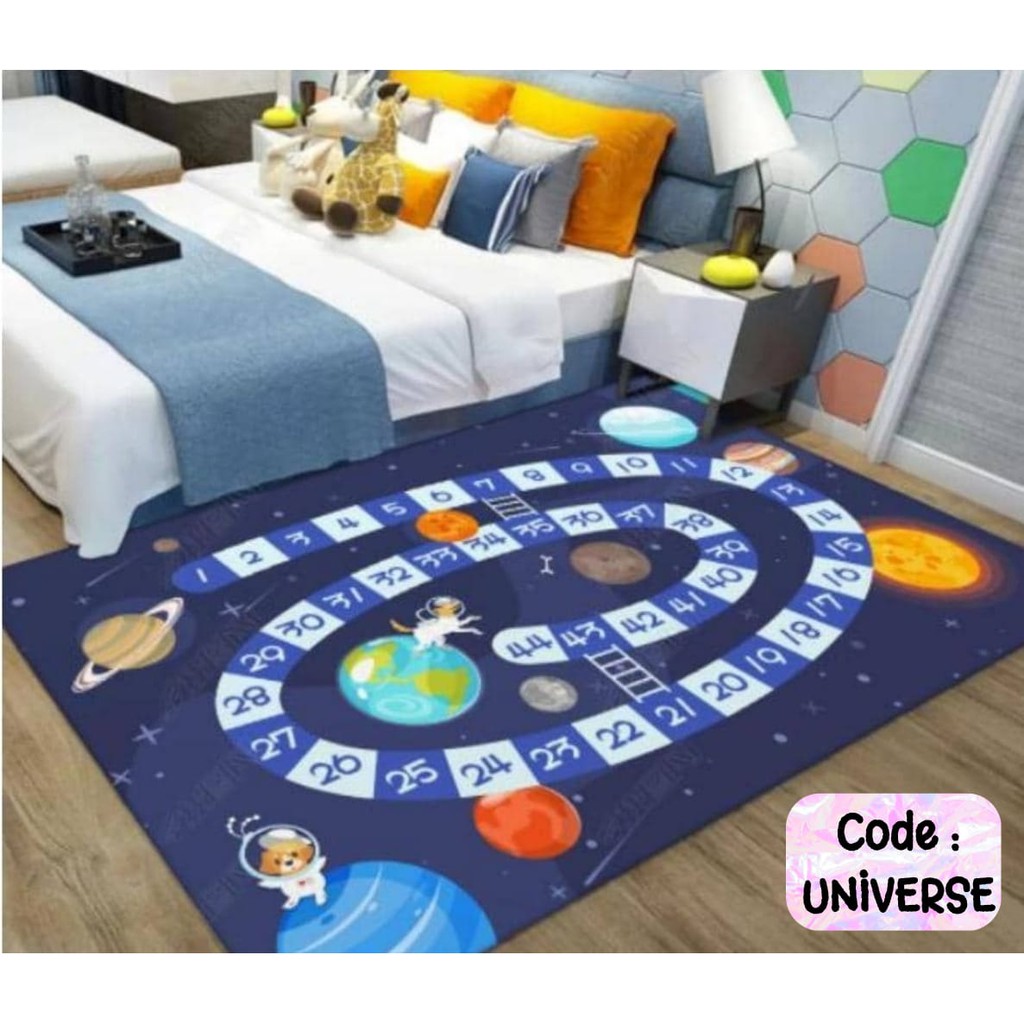KARPET VELVET KARTUN / KARPET KANAK-KANAK / KIDS CARPET PERMAIDANI ...