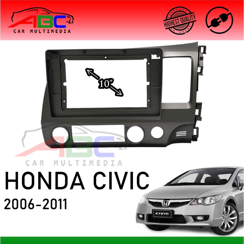 Android Player Casing For Honda Civic FD 2006 2007 2008 2009 2010 2011 ...