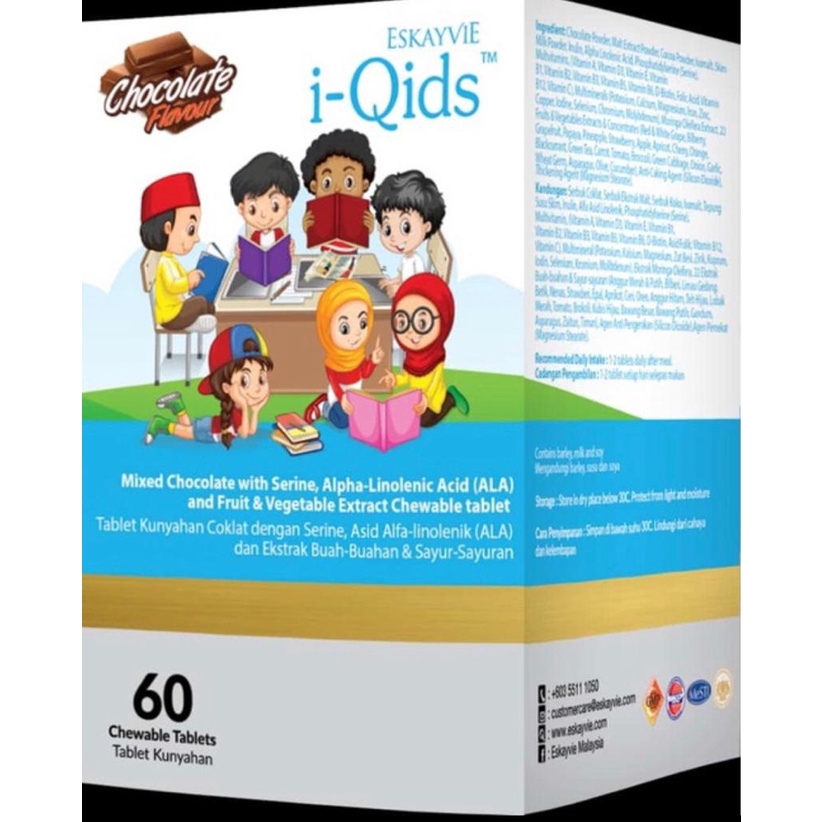 🔥Ready Stock🔥 Eskayvie iQids Untuk Kecerdasan Minda dan Imun | Shopee ...