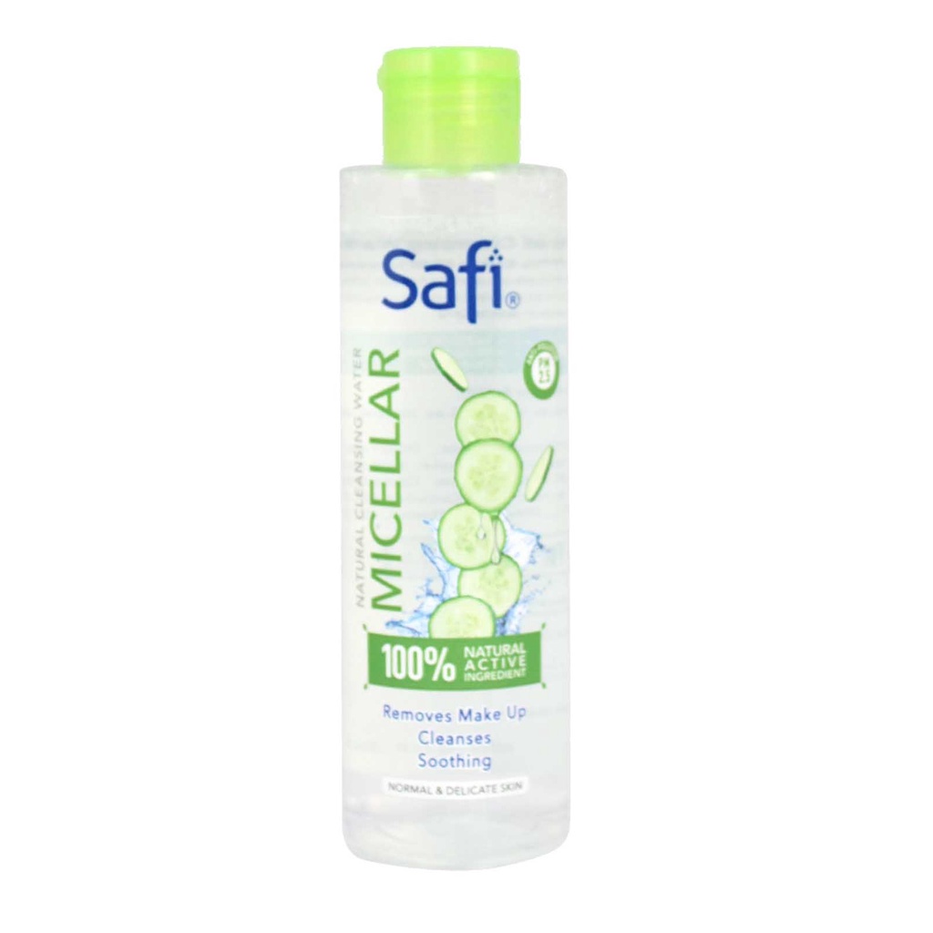 Safi Micellar Cleansing Water - Cucumber (200ml) | Shopee Malaysia