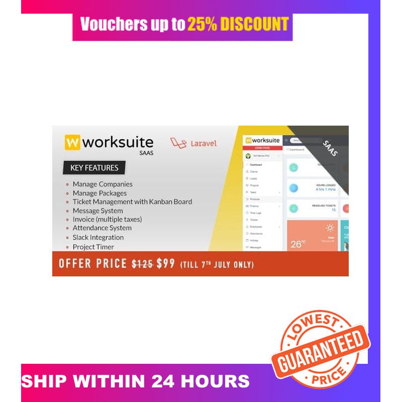 Worksuite Saas - Project Management System | Shopee Malaysia