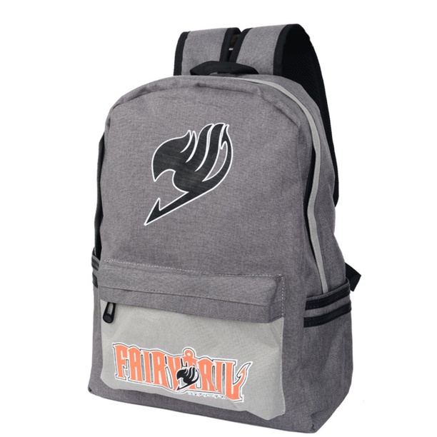 Fairy Tail Backpack Man Male Grey Kelabu Bag Beg Dragon Slayer Anime ...