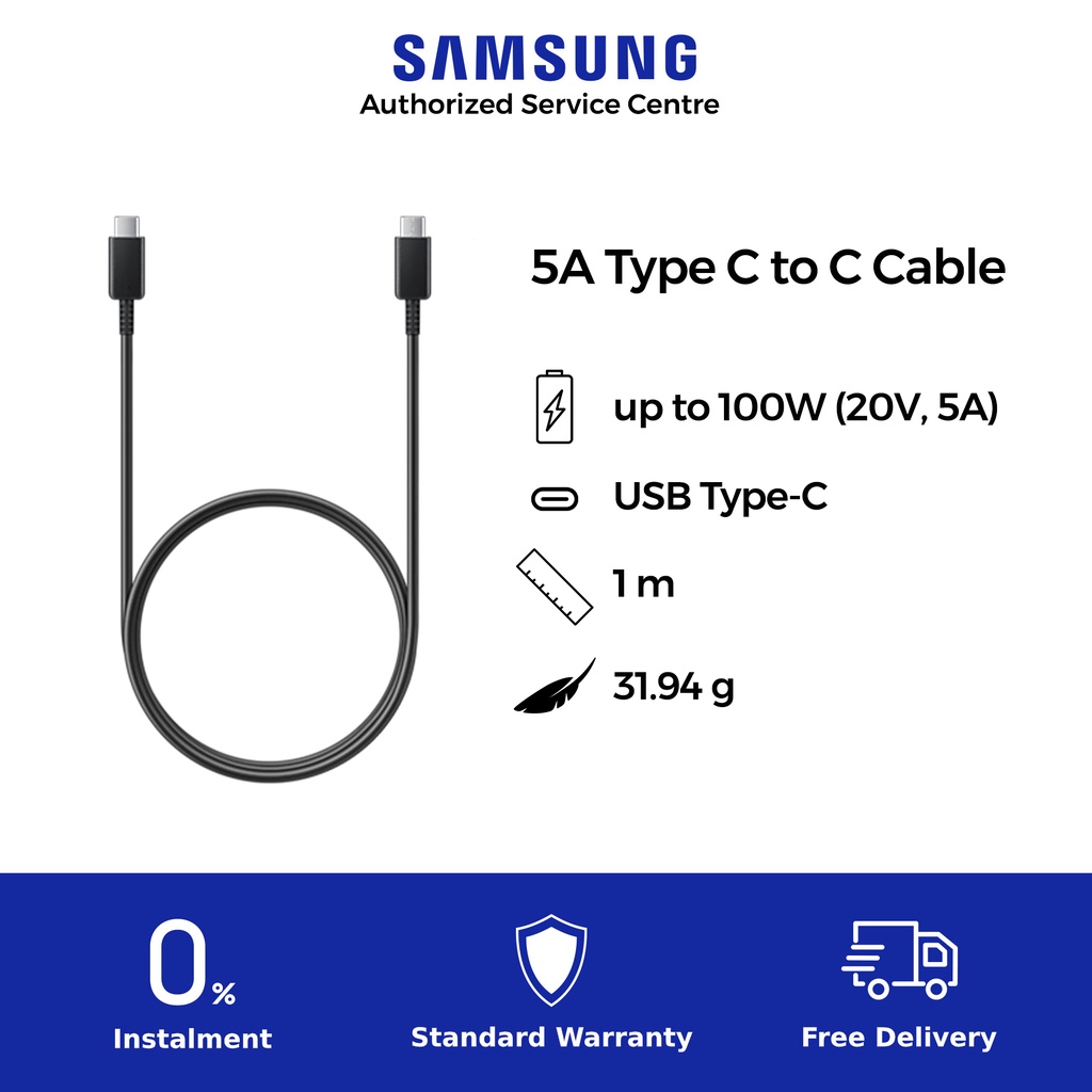 SAMSUNG ORIGINAL TYPE C CABLE | Shopee Malaysia