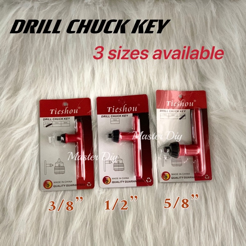 ‼️READY STOCK‼️ DRILL CHUCK KEY [ 3/8” (6-10mm), 1/2” (13mm), 5/8 ...