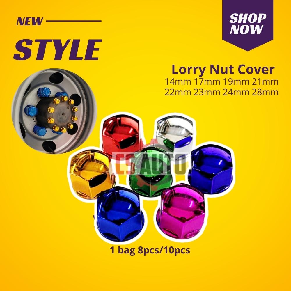 CS Lorry Truck Small Nut Cover Volvo Scania Hino Isuzu 14mm-28mm Tayar ...