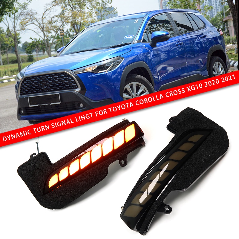 For Toyota Corolla Cross XG10 LED Dynamic Turn Signal Light Car Side ...