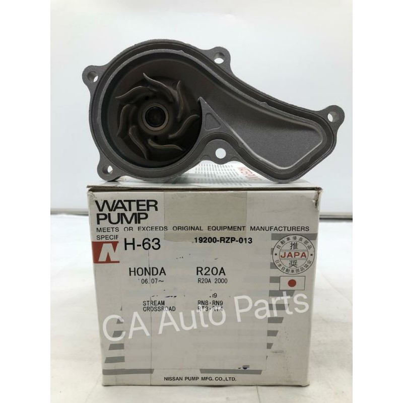 HONDA STREAM RN8 2.0 NPW WATER PUMP JAPAN (H-63) | Shopee Malaysia