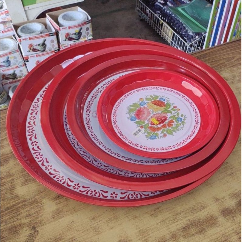 Enamel Tray /Talam /Dulang /Round Steel Tray /Steel Plate / Talam ...