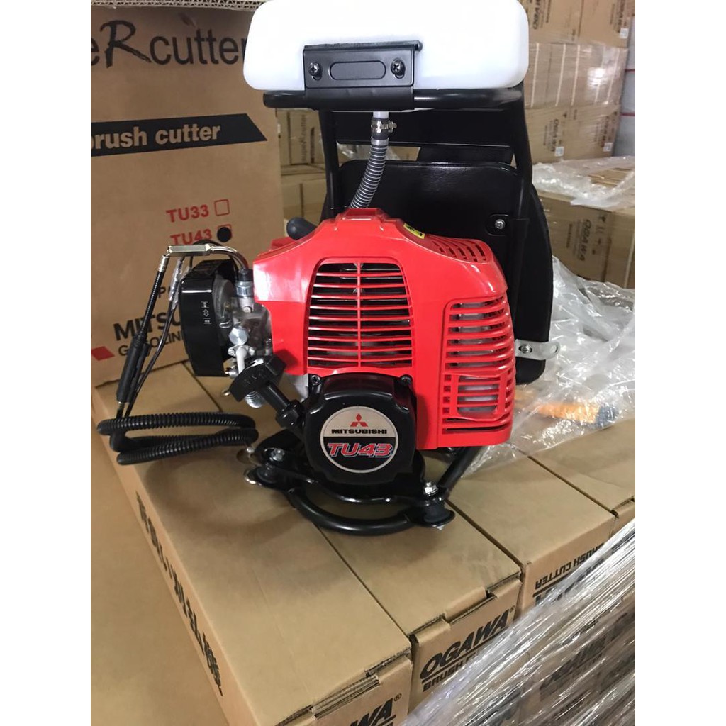 MITSUBISHI BACKPACK BRUSH CUTTER TU43 (HEAVY DUTY) C/W FULL SET ...
