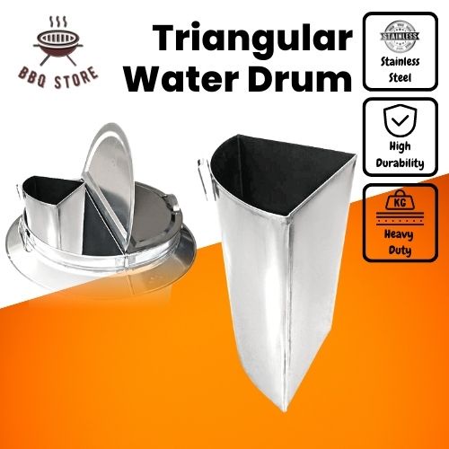BBQ Store New Stainless Steel Triangular Boiler Water Drum Storage Tank ...